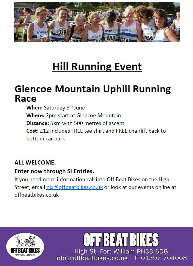 Uphill Running Race - Glencoe Mountain Resort
